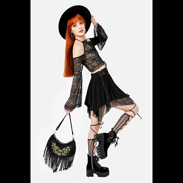 Restyle Tangled Vines tassel bag – Elysium Norwich